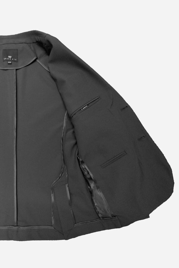 Stretch Performance Suit Jacket | Black | Short Men's Suits