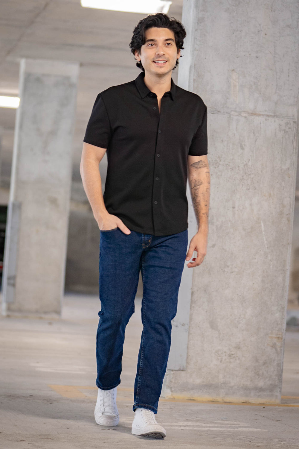 Bruce Slim Tapered Jeans | Jeans for Short Men
