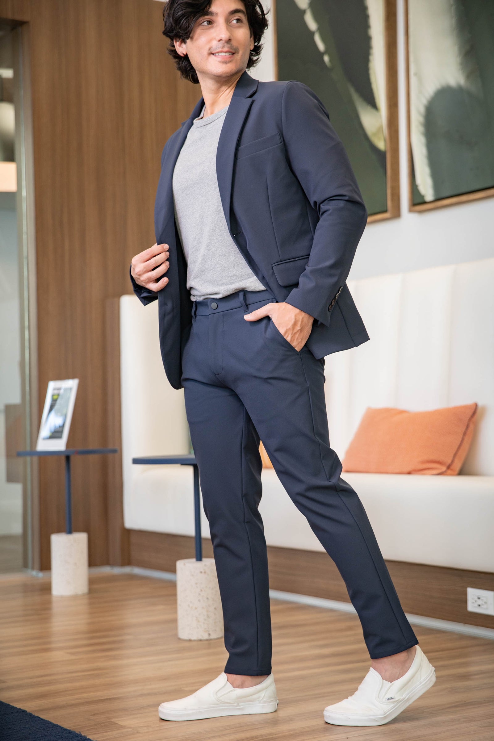 Super Stretch Performance Pants | Navy | Under 510