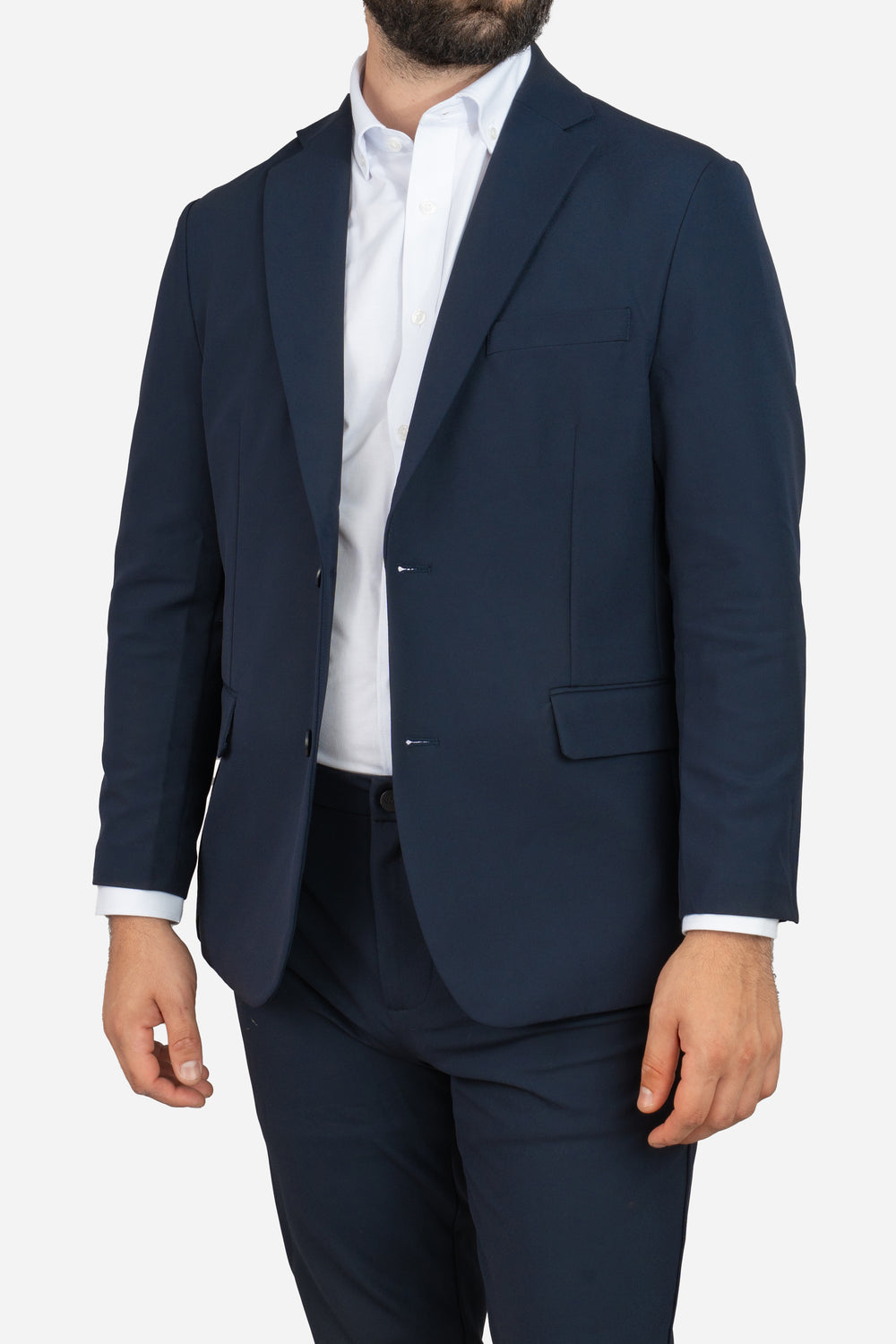 Stretch Performance Suit Jacket | Navy | Short Men's Suits