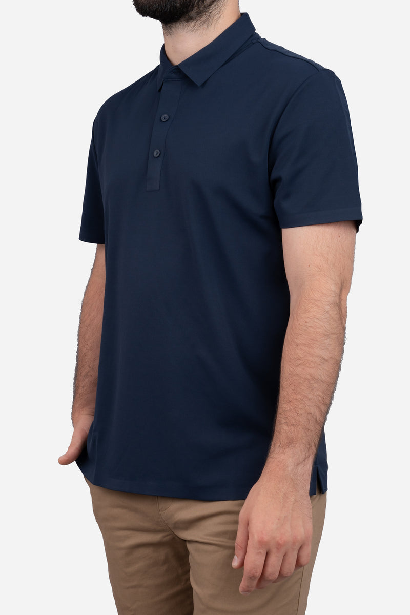 Tech Polo Shirt | Navy | Under 510