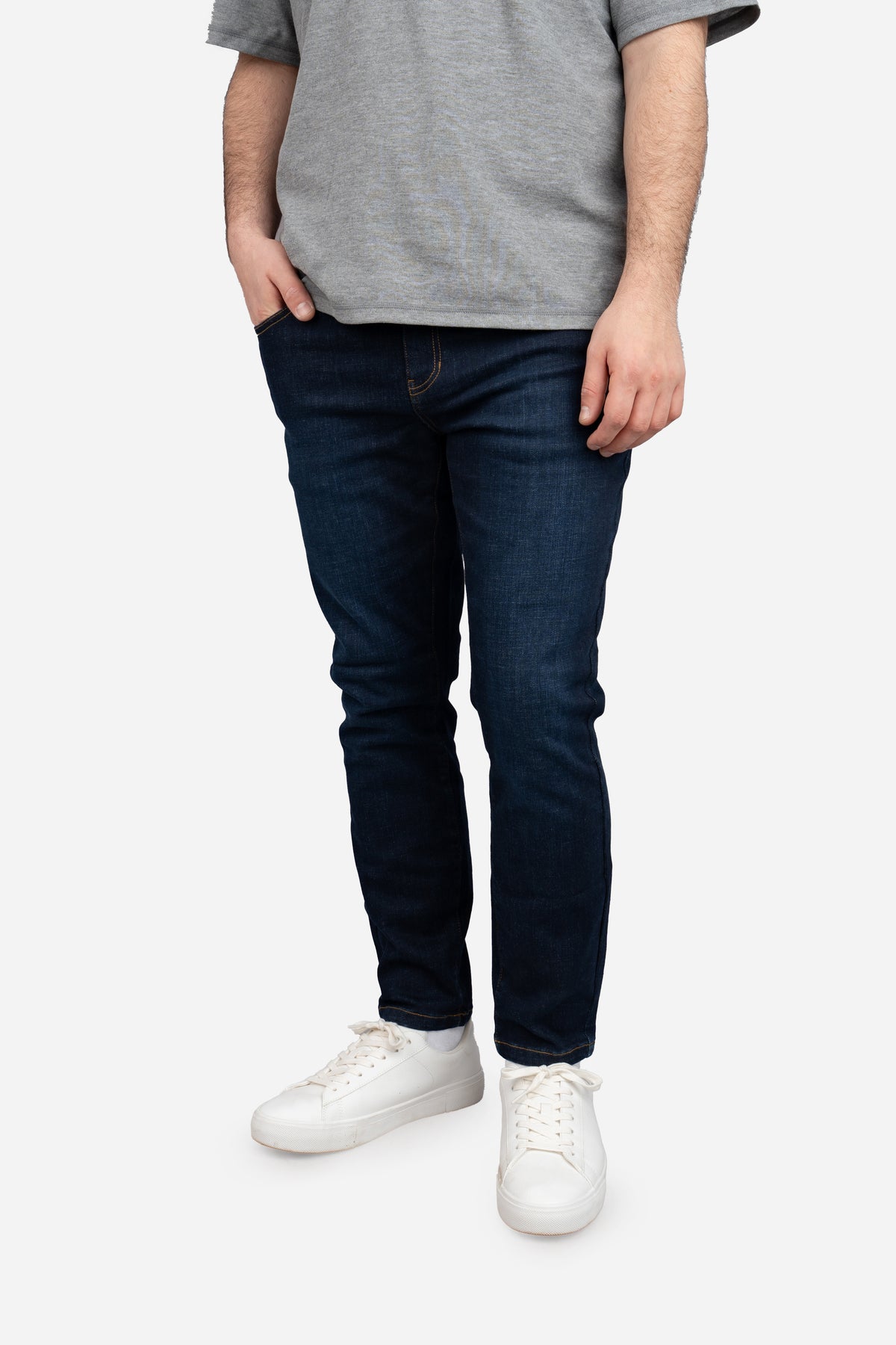 Core Extra Stretch Jeans | Men's Medium Wash Jeans | Under 5'10
