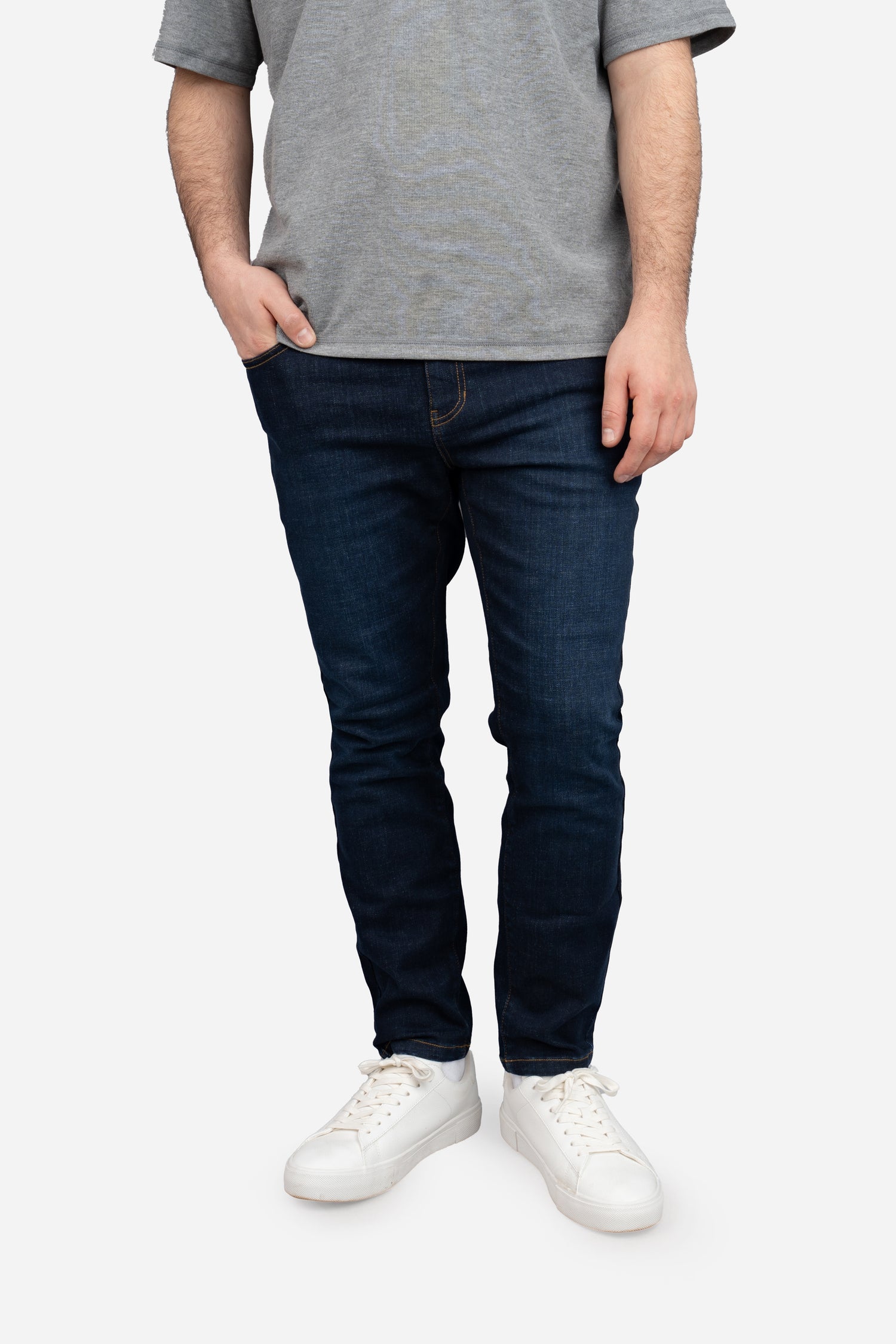 Core Extra Stretch Jeans | Men's Medium Wash Jeans | Under 5'10