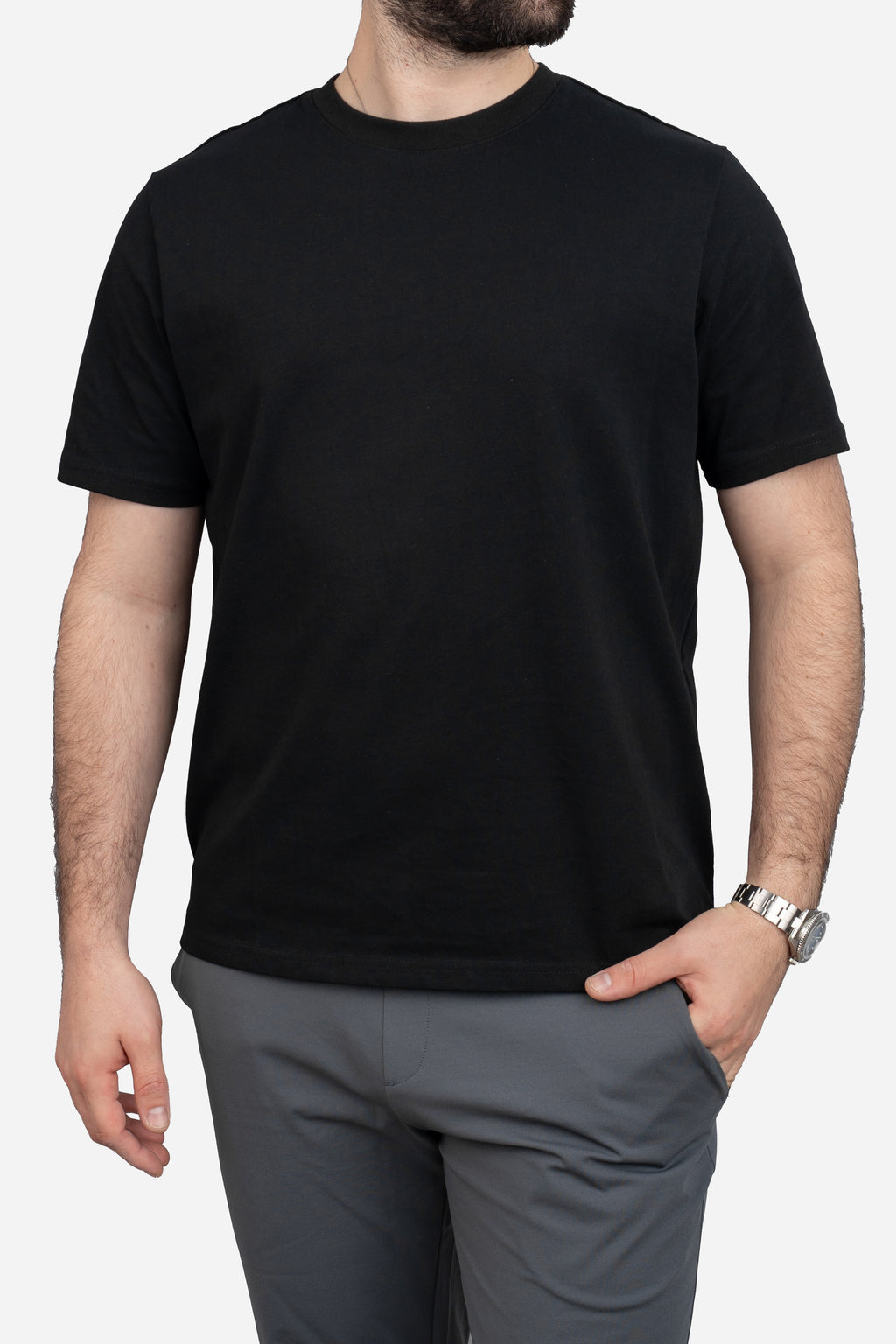 Regular Fit Men's T-Shirt | Black | Under 510